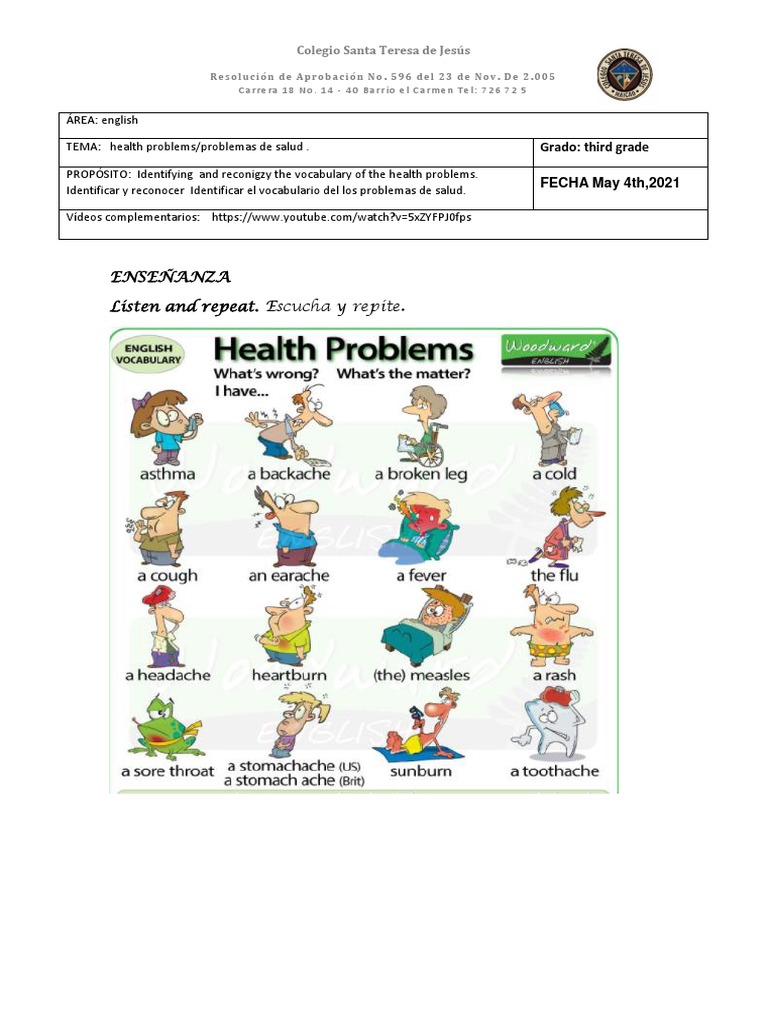Guia 3 Grade Health Problems | PDF