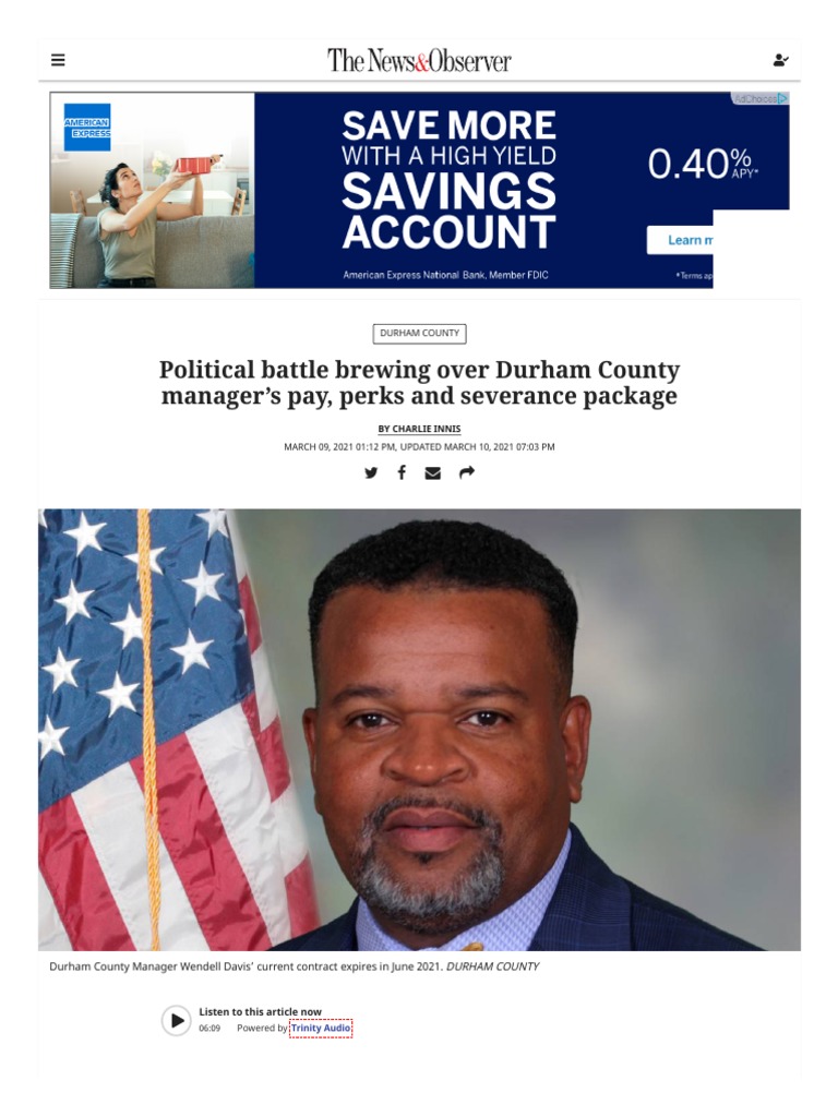 Durham Activists Call Out County Manager's Contract - Raleigh News ...