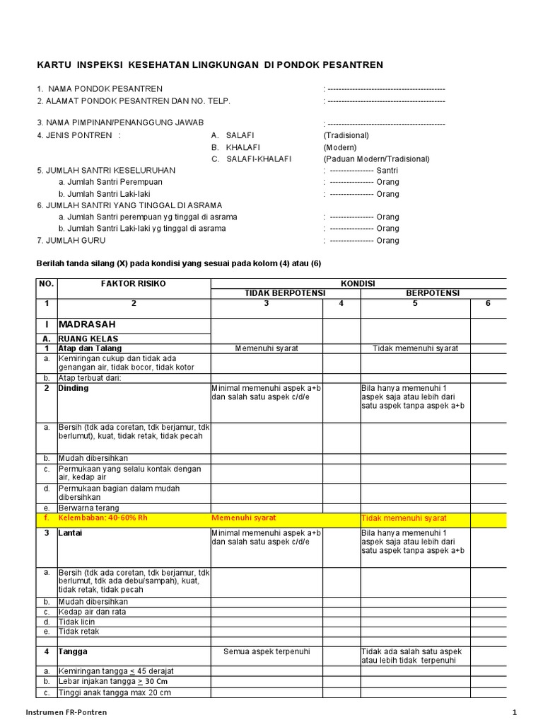 Format Ikl Ttu | PDF
