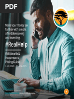 FNB PricingGuide GlobalAccount | PDF | Debit Card | Fee