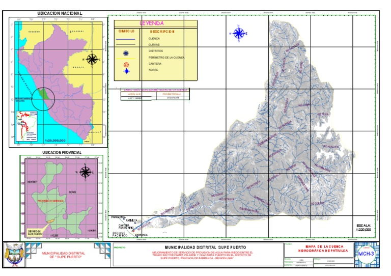 Mapa Cuenca Pativilca-Cuenca - Pativilca | PDF