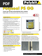 Flexseal PS660 Polysulphide Sealant Guide | PDF | Concrete | Materials
