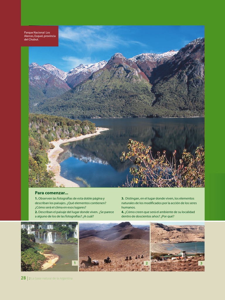3°tinta Fresca - Cap LA BASE NATURAL DE LA ARGENTINA | PDF | Andes | Río 3°tinta Fresca - Cap LA BASE NATURAL DE LA ARGENTINA | PDF | Andes | Río