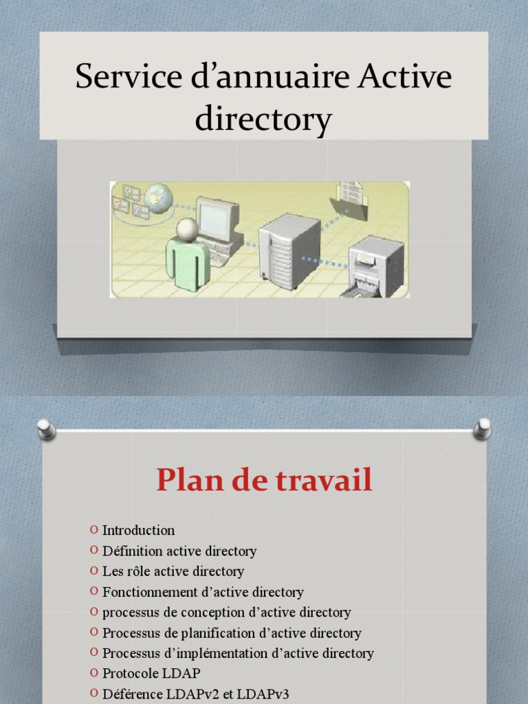 Service D'annuaire Active Directory | PDF | Active Directory | Gestion ... Service D'annuaire Active Directory | PDF | Active Directory | Gestion ...