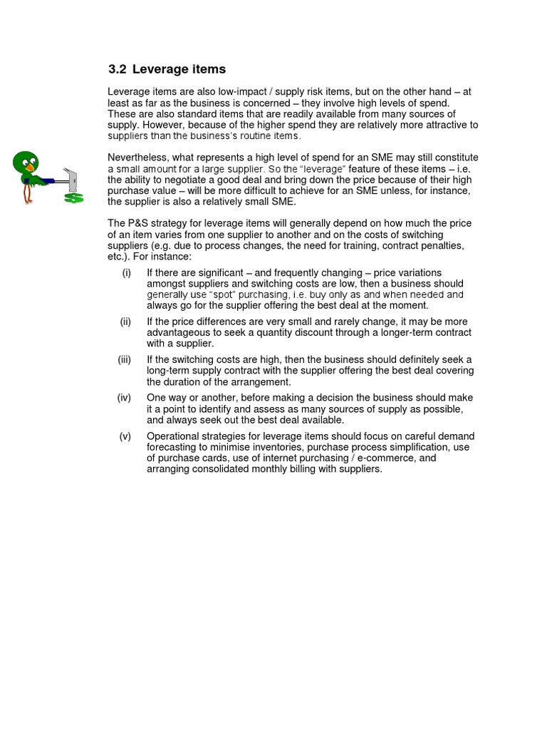 3.2 Leverage Items | PDF
