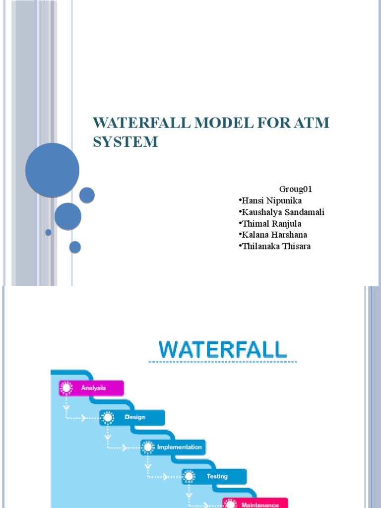 WATERFALL MODEL For ATM SYSTEM | PDF