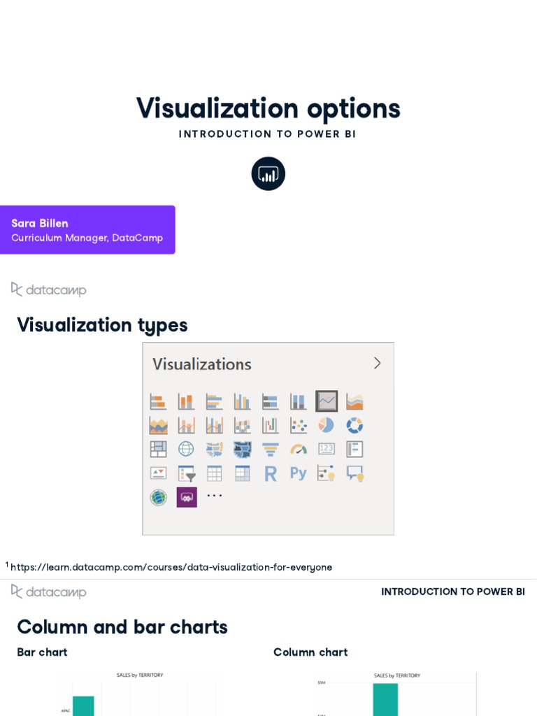 Visualization Options: Sara Billen | PDF | Pie Chart | Data