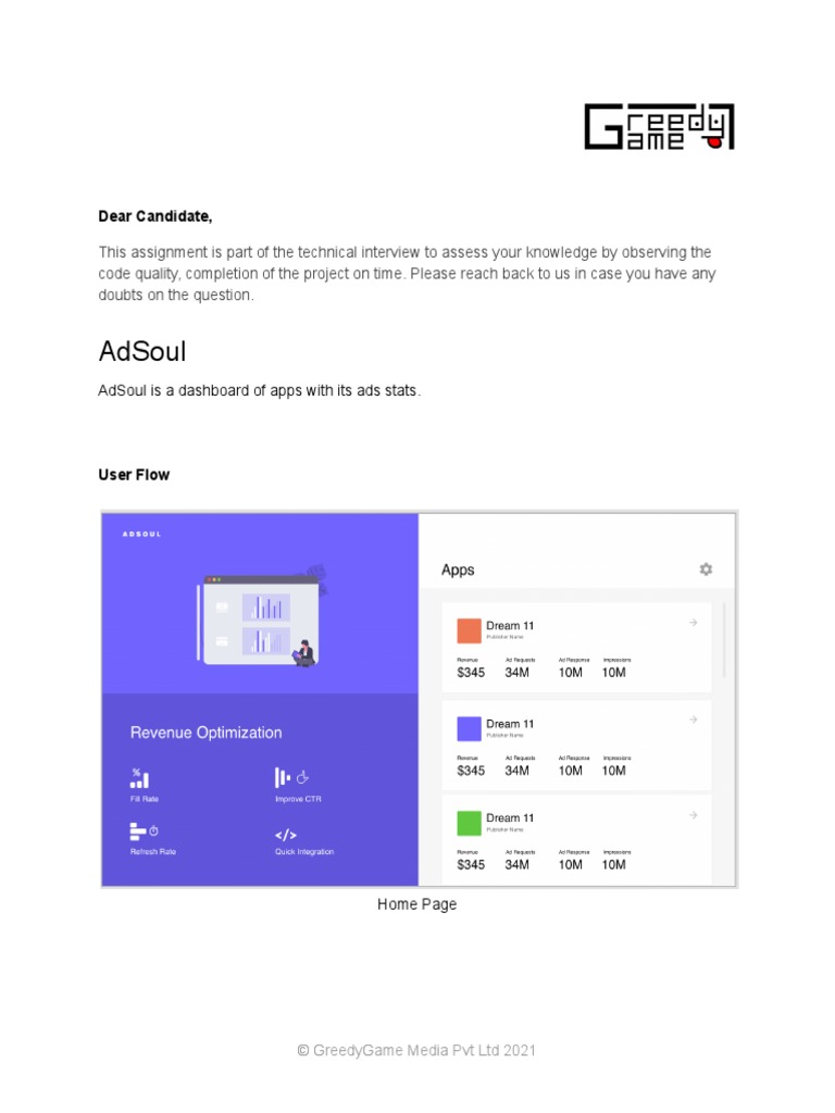 Frontend Assignment - Statement | PDF
