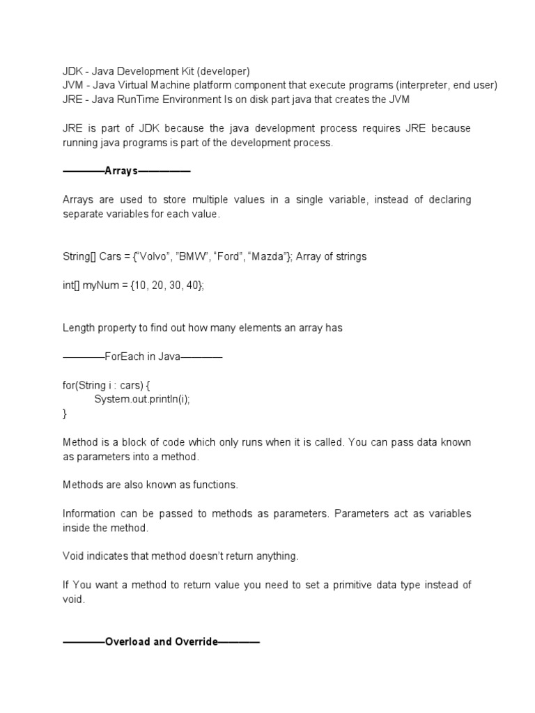 Java Pdf Class Computer Programming Method Computer Programming