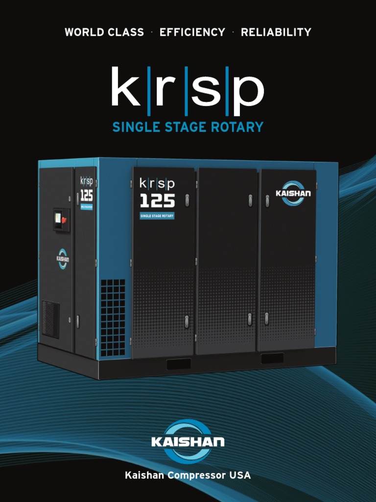 Kaishan KRSP Series Single Stage Rotary Screw Compressors: Delivering ...