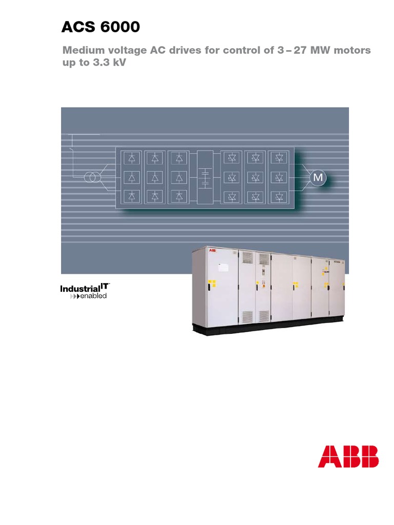 ACS 6000 Brochure RevA | PDF | Electric Motor | Power Inverter