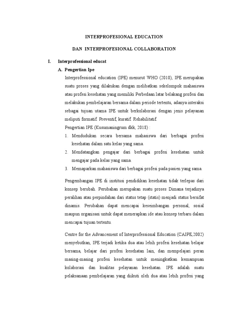 Ipe & Ipc | PDF | Karier & Perkembangan | Pengembangan Diri