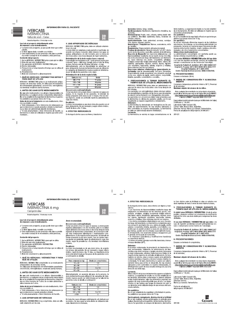 Prospecto Ivercass Cassara | PDF