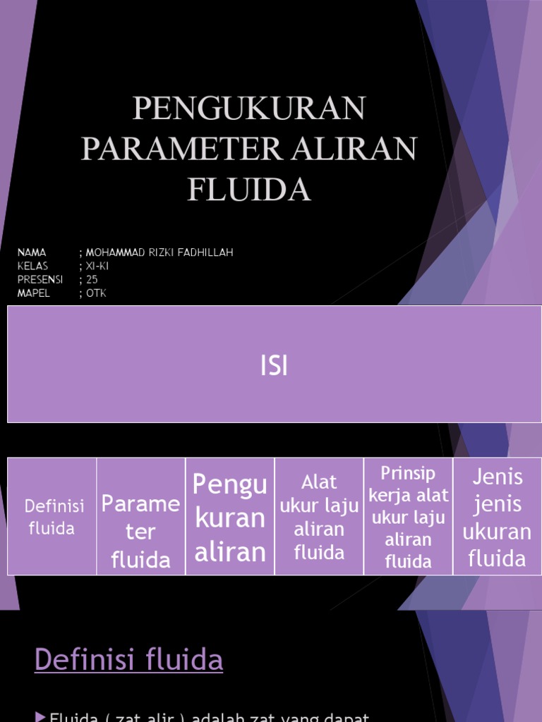 Pengukuran Parameter Fluida | PDF