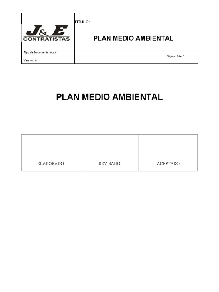 Plan de Gestión Ambiental 2023 | PDF | Residuos | Entorno natural