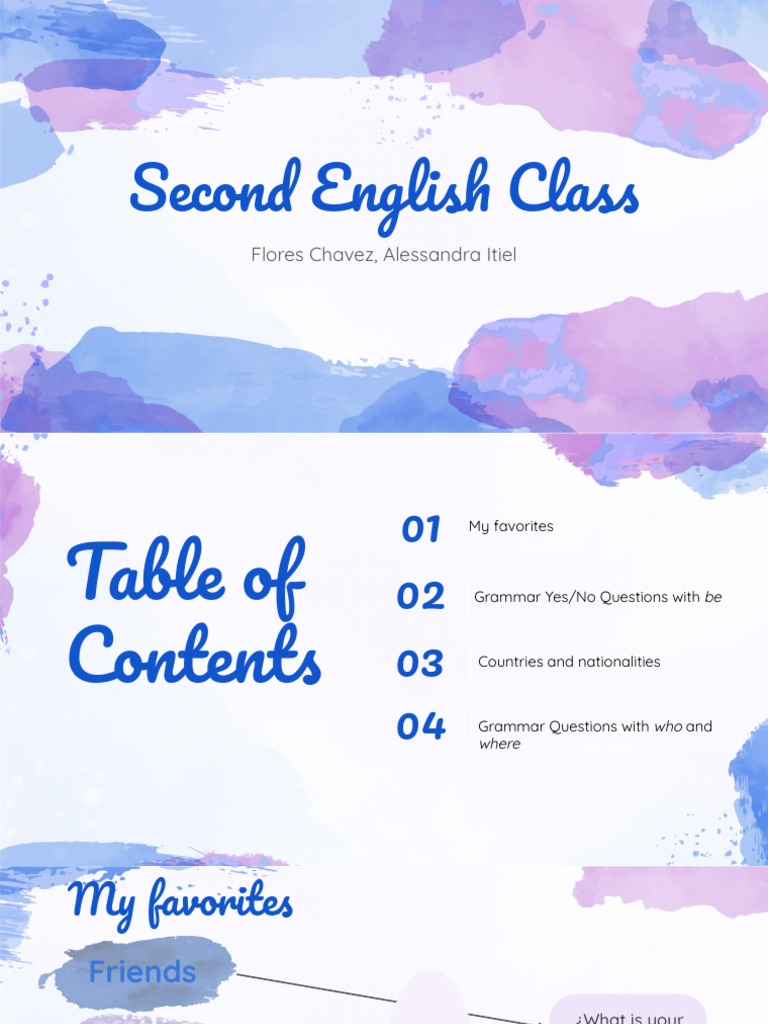 Second English Class | PDF | Language Families | Cognition