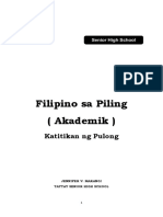 Katitikan NG Pulong (Example) | PDF