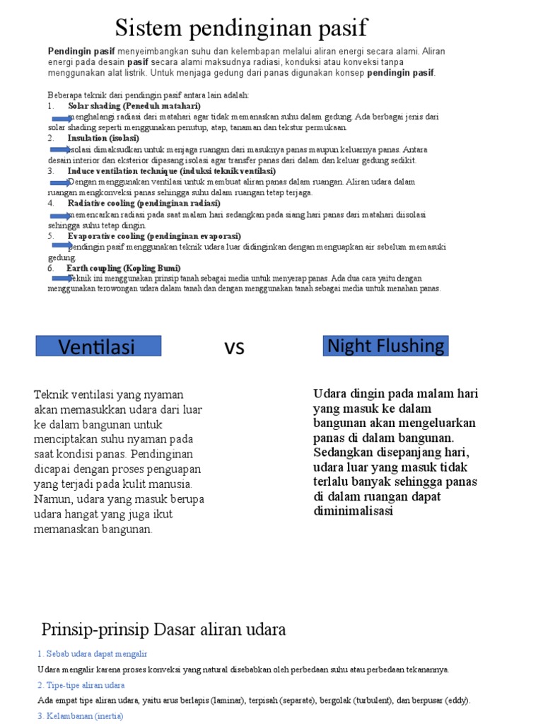 Teknik Pendinginan Pasif Bangunan | PDF | Seni | Sains & Matematika