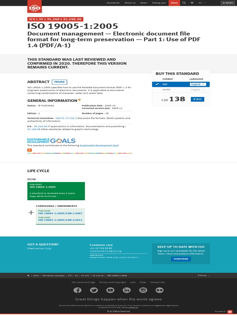 ISO - ISO 19005-1 - 2005 - Document Management - Electronic Document ...