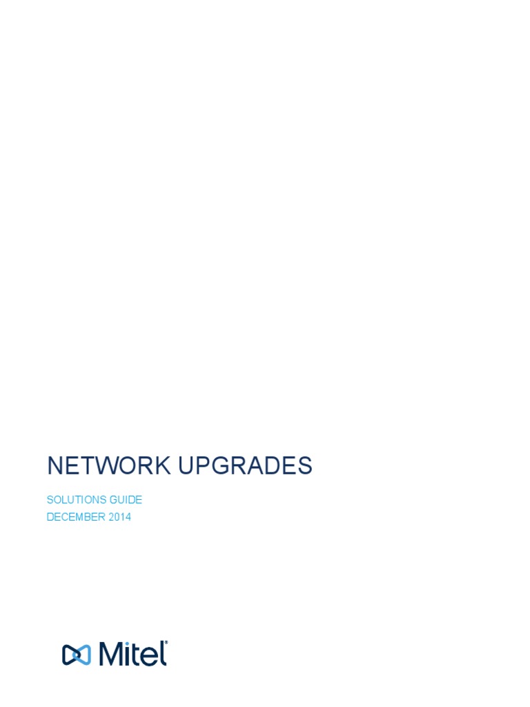 Solutions Series: Network Upgrades | PDF | Computer Network | Application Software