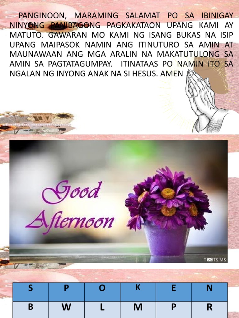 Spoken Word Poerty-Medyor Panulaang Filipino | PDF