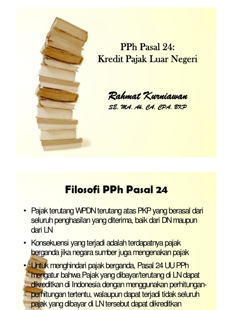 PPH Pasal 24 | PDF