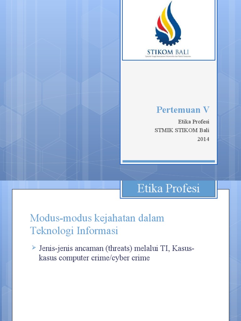 Modus-Modus Kejahatan Di IT | PDF