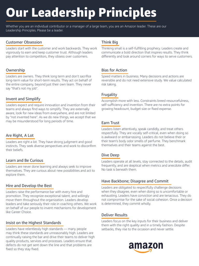 Leadership Principles | PDF | Leadership | Human Nature