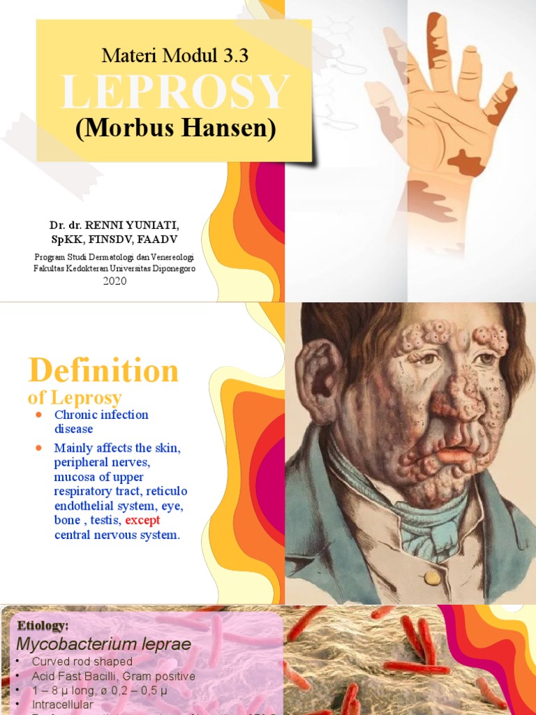 Morbus Hansen | PDF | Leprosy | Medical Specialties