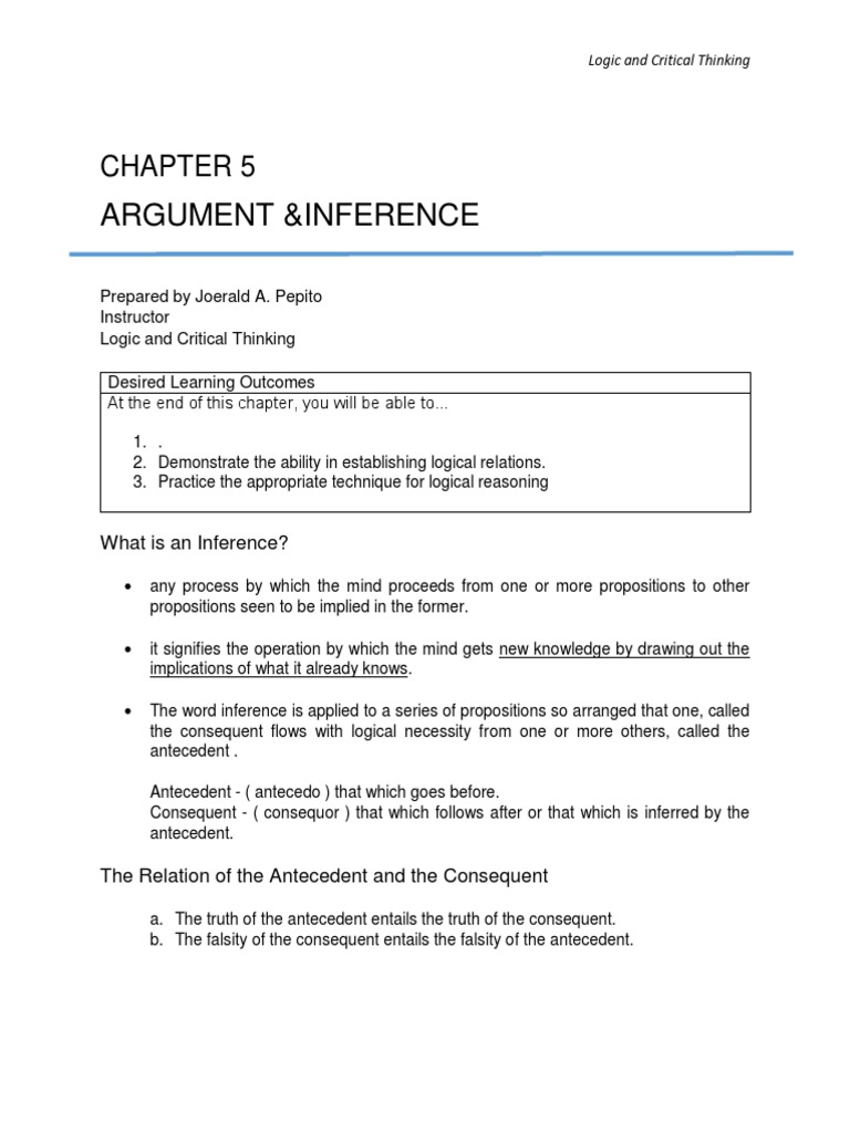Logic Final Exam | PDF | Rationalism | Argument
