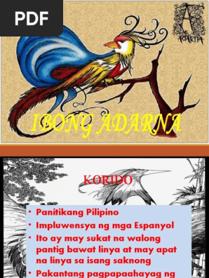 The IBONG ADARNA (adarna Bird, 47% OFF | www.pinnaxis.com