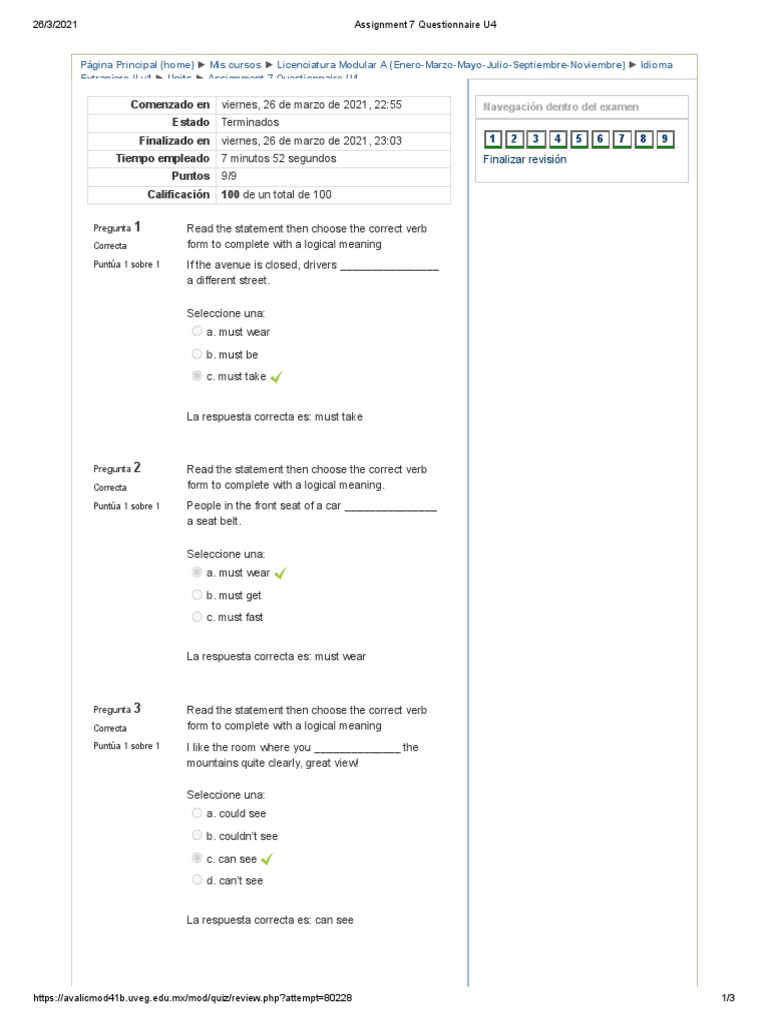 Assignment 7: U4 Questionnaire Results | PDF | Linguistics