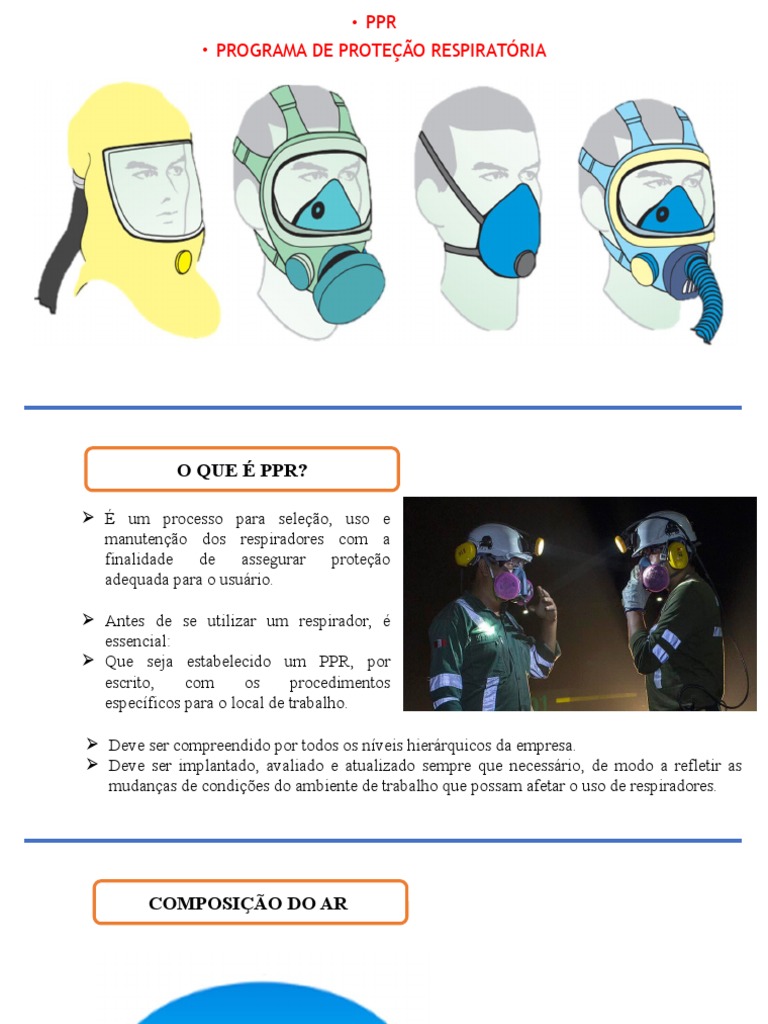 Programa De Proteção Respiratória Ppr Pdf Natureza Ciências Físicas