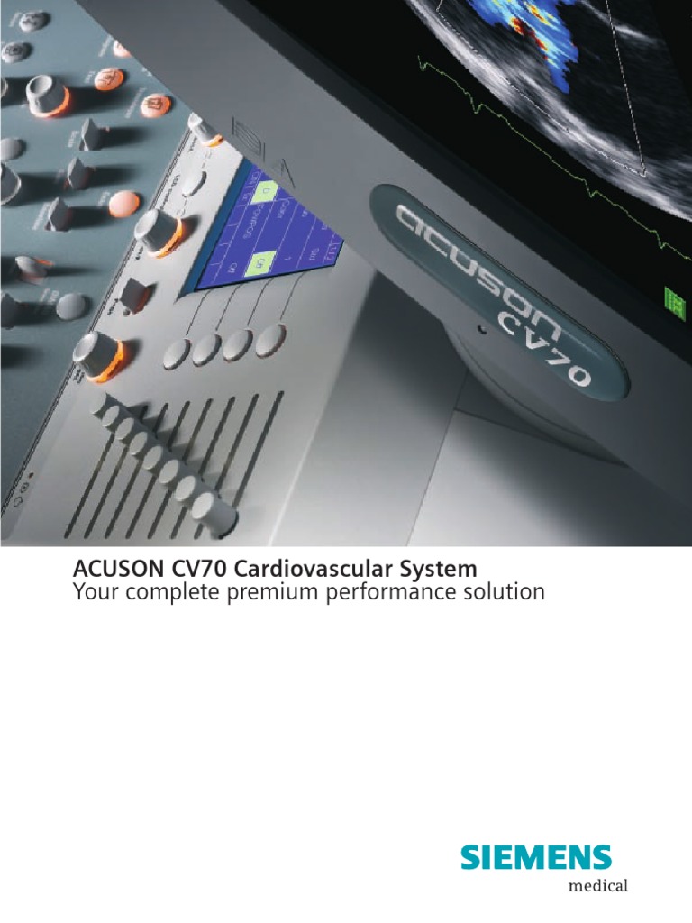 ACUSON CV70 Cardiovascular System: Your Complete Premium Performance ...