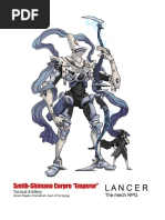 Lancer RPG Character Sheet Template | PDF