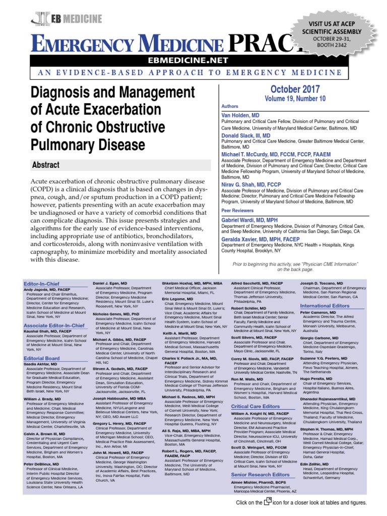 Epoc Exacerbado | PDF | Chronic Obstructive Pulmonary Disease | Lung