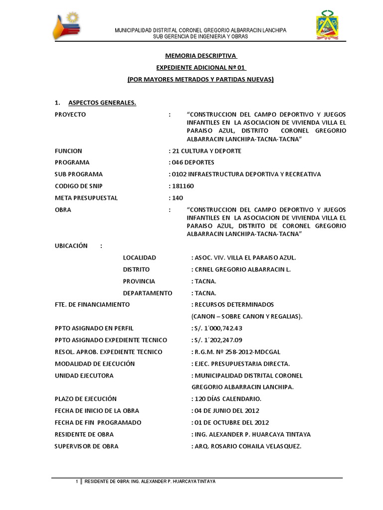 Informe Adicional Obra | PDF | Hormigón | edificio