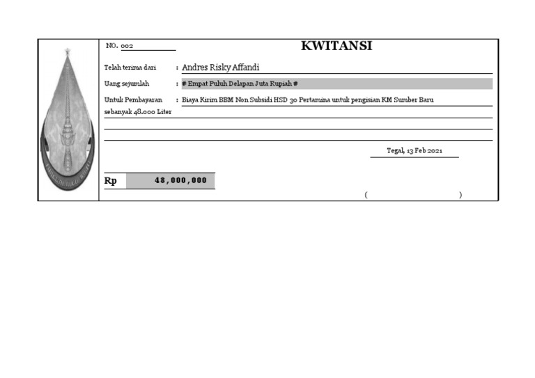 Kwitansi Digital | PDF