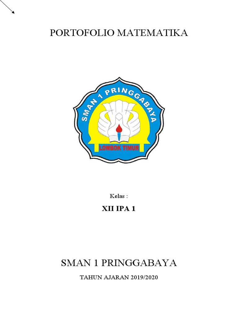 Portofolio Matematika Xii Ipa 1 | PDF | Metode & Bahan Ajar | Sains & Matematika