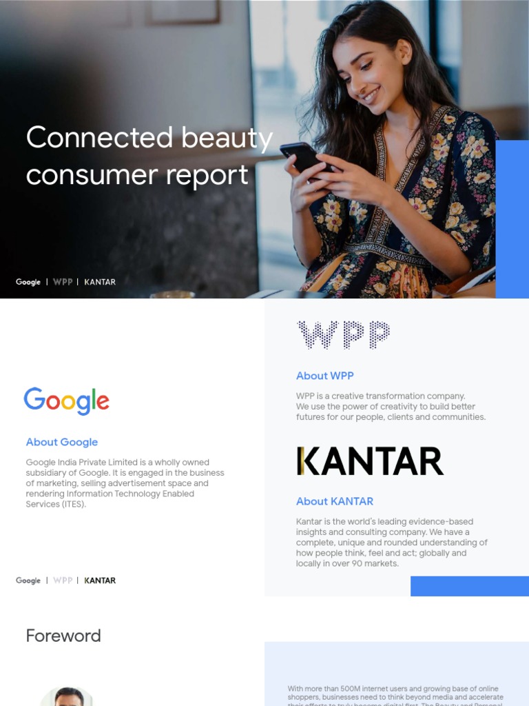 Google WPP KANTAR Connected Beauty Consumer Report 1 Compressed 1 | PDF ...
