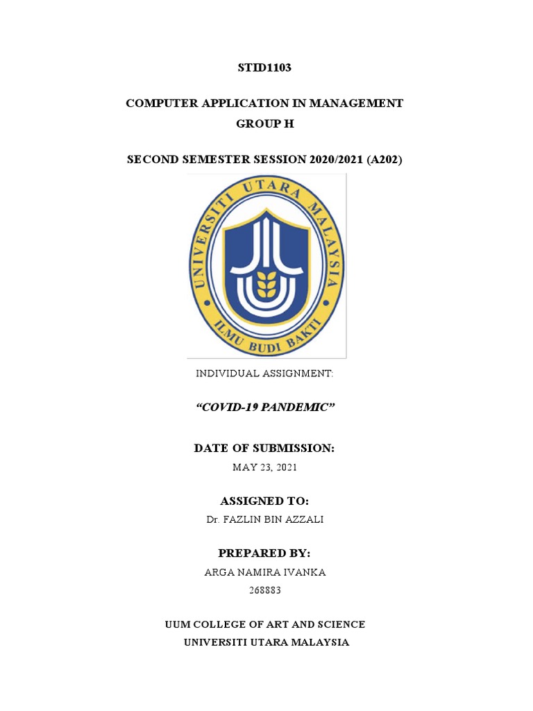 STID1103 Individual Assignment | PDF | Transmission (Medicine) | Common ...