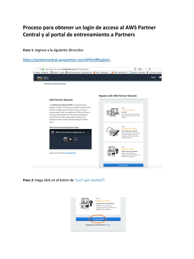 Como Registrarse A APN Portal | PDF
