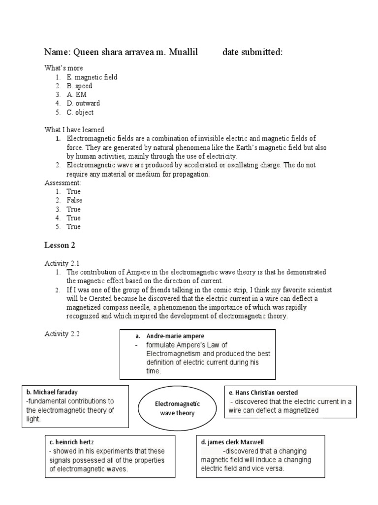 Science 10 Quarter 2 Module 1 | PDF | Electromagnetic Spectrum ...
