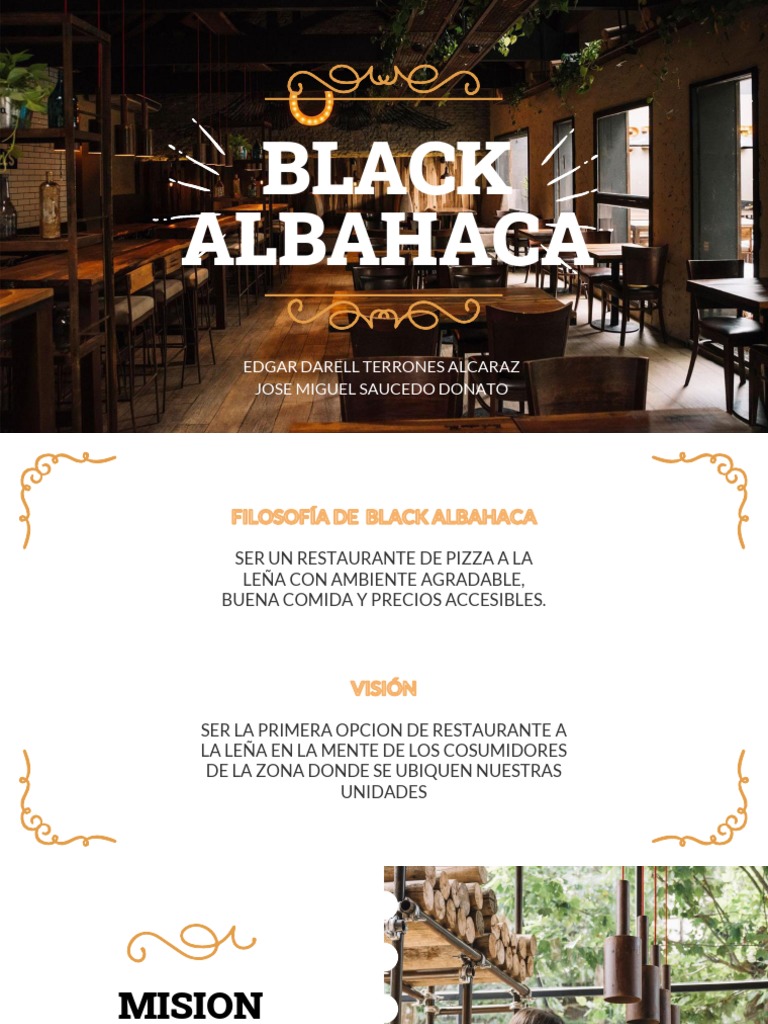 Black Albahaca | PDF | Cliente | Restaurante y Catering