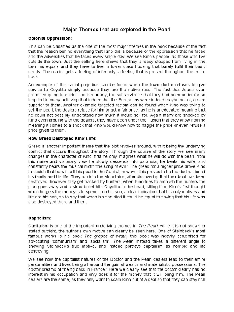 The Pearl Themes | PDF