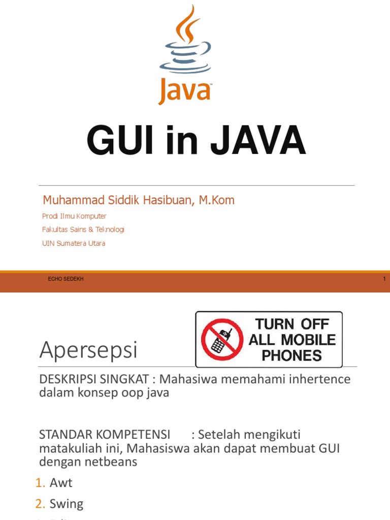 12 GUI Dengan Netbeans | PDF