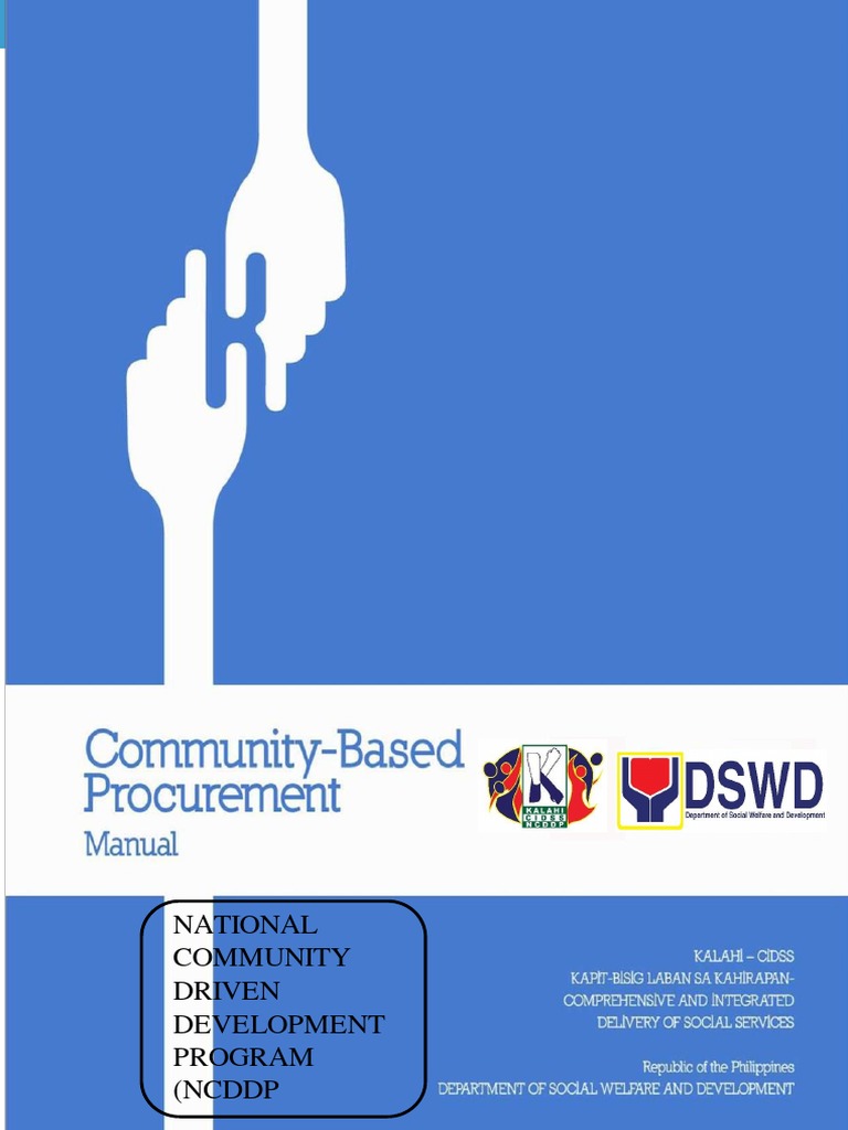 Community - Based - Procurement - Manual (Kalahi Cidss) | PDF ...