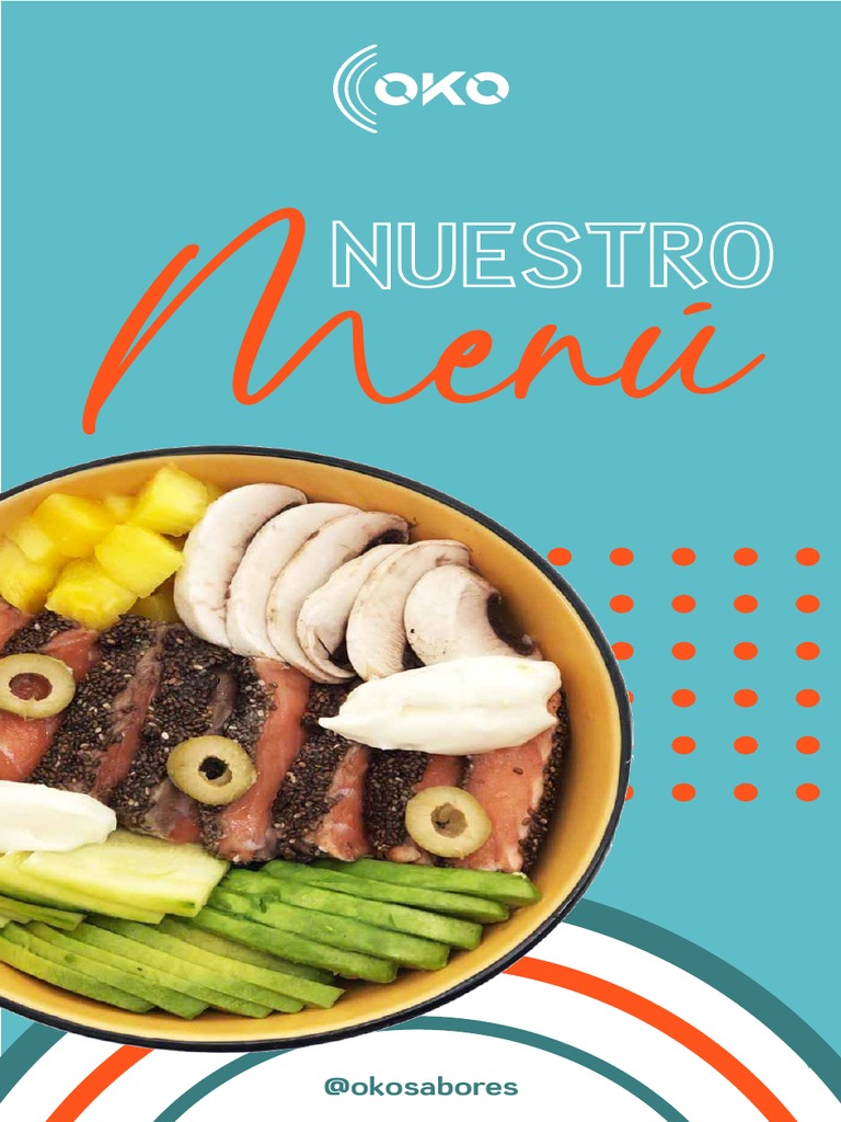 Menu Oko | PDF | Tortita | Preparación de comida y bebida
