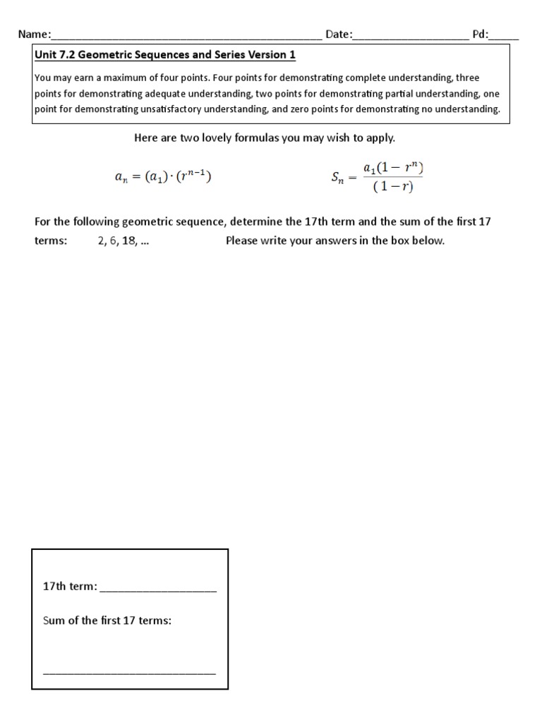 Unit 7 Summative Assessment Guide | PDF