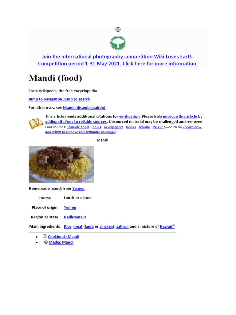 Mandi (Food) | PDF | Mediterranean Cuisine | Foods